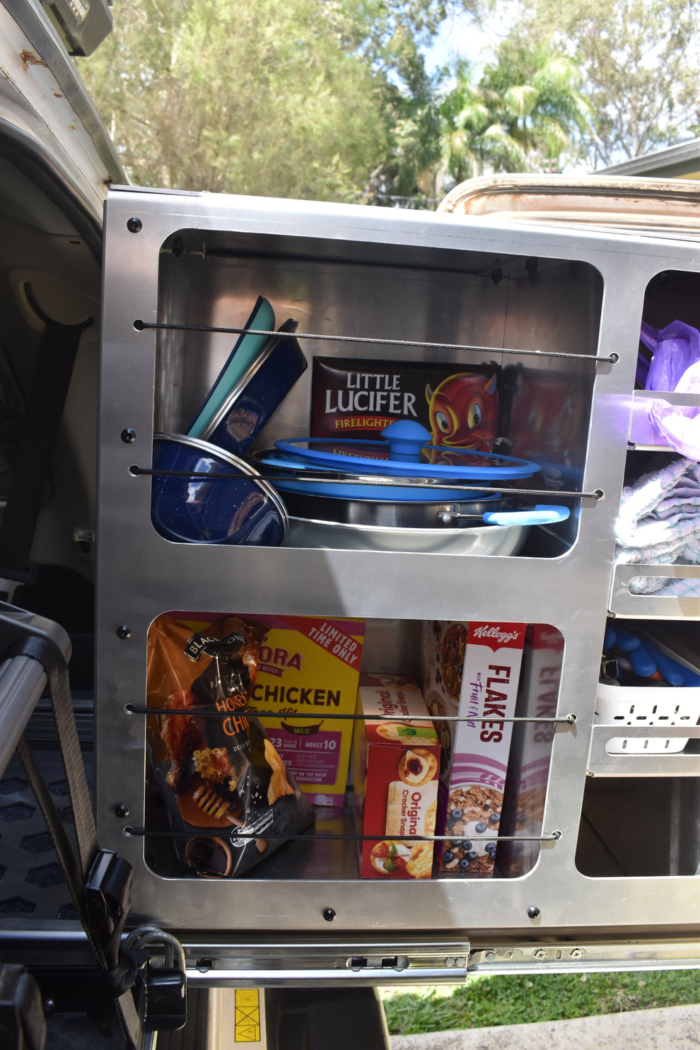 Aluminium Slide Out Pantry Canopy & Wagon - Buy Online Now! – Envious ...